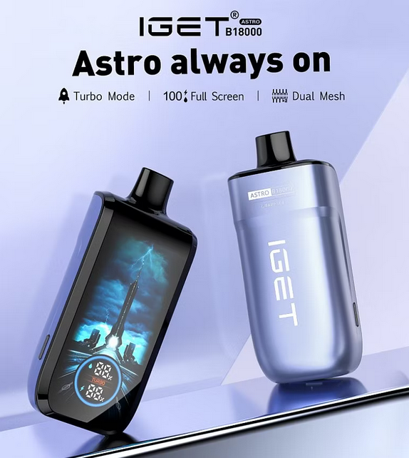 IGET ASTRO B18000 PUFFS | Best Price - House of Vapes India